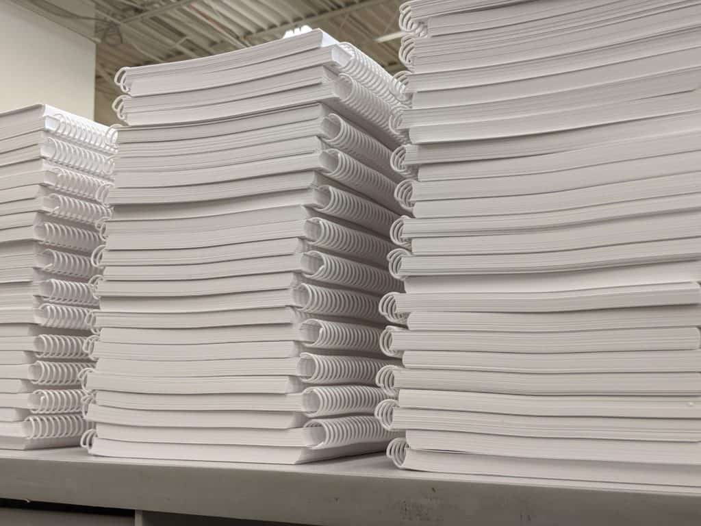 Perfect Bind Side Stacks - Docunet Corporation